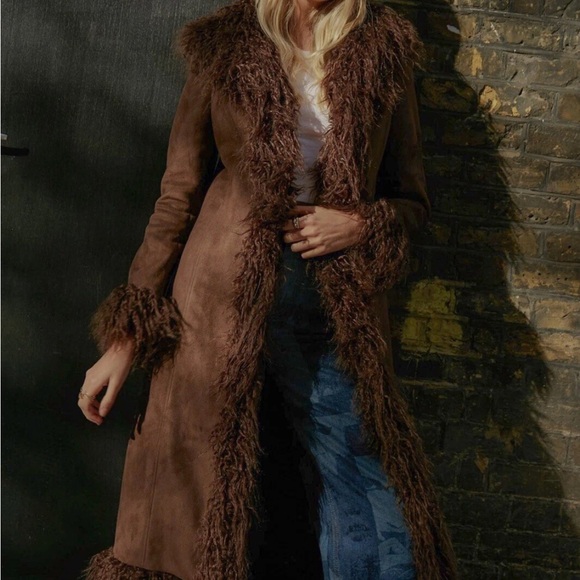 Urban Outfitters | Jackets & Coats | Urban Outfitters Brown Penny Lane ...